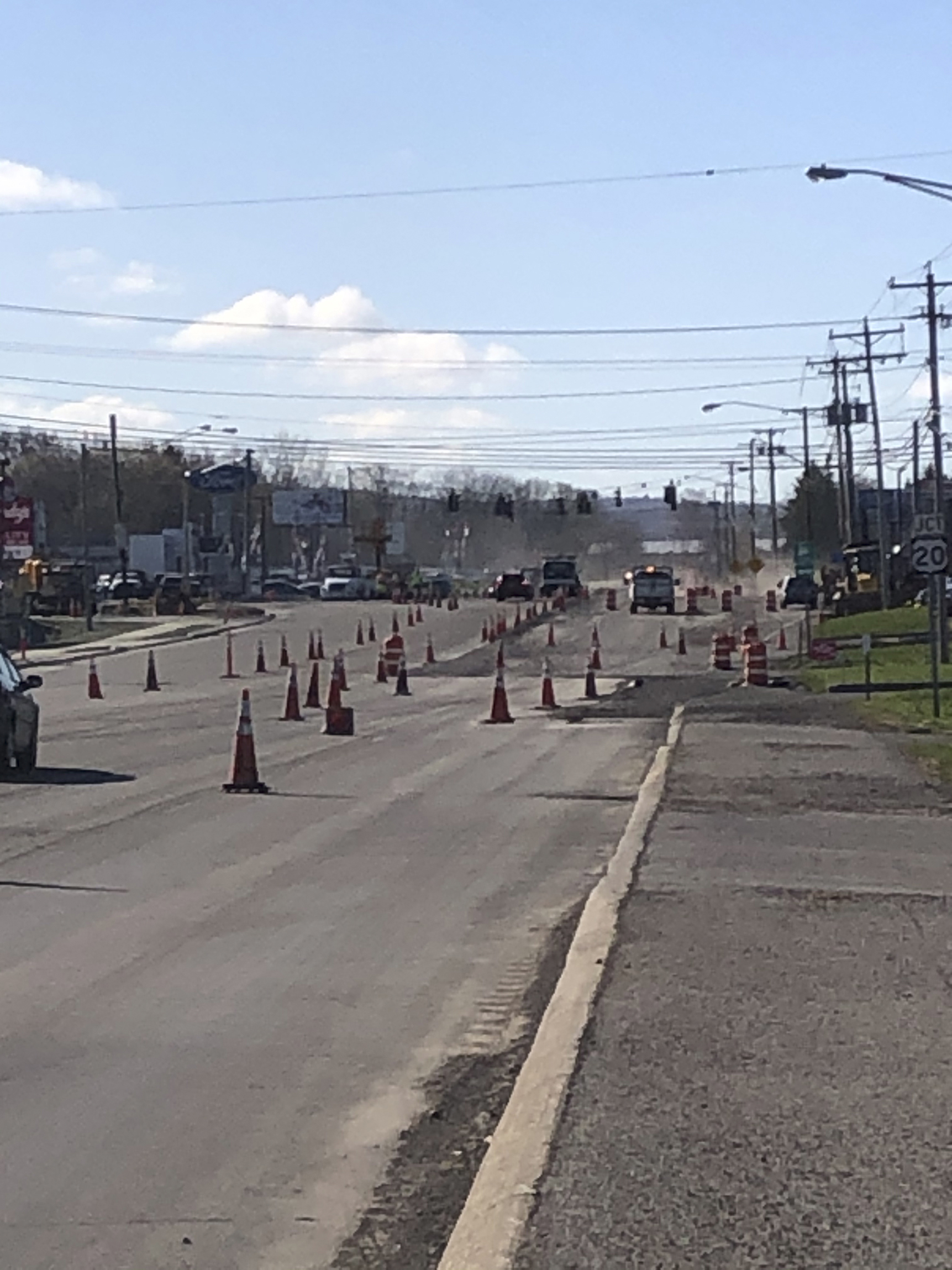 Lanes blocked in roundabout work | News, Sports, Jobs - Observer Today